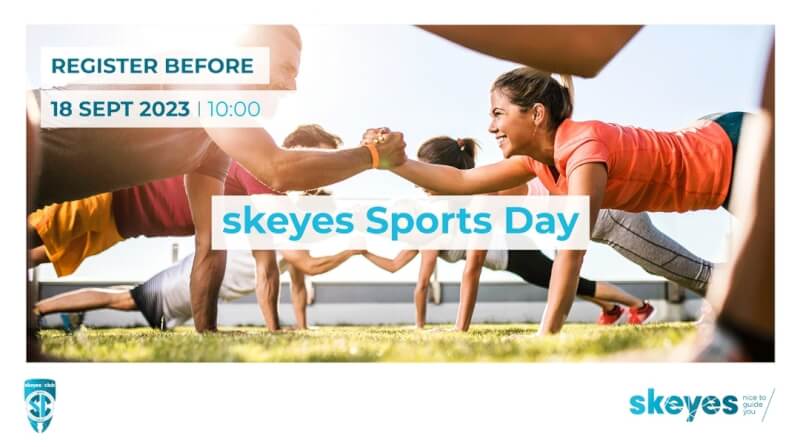 REGISTER BEFORE 18/09 skeyes Sports Day 2023 – skeyes club